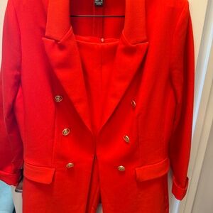 Frank Lyman Design | Jackets & Coats | Frank Lyman 2pc Redorange Suit ...